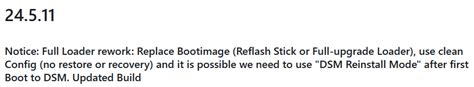 tutorial install migrate to dsm 7 x with tinycore redpill tcrp