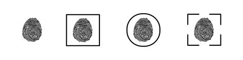 Premium Vector Set Of Fingerprints The Concept Of Identification Authorization Or Privacy