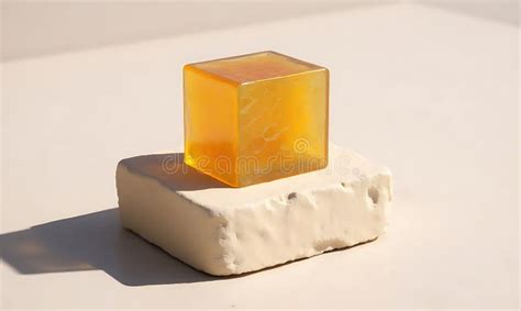 Yellow Translucent Cube Stock Illustrations 1234 Yellow Translucent