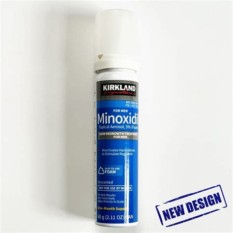 Купить Kirkland Signature Minoxidil 5% Foam средство от облысения 60 мл ...