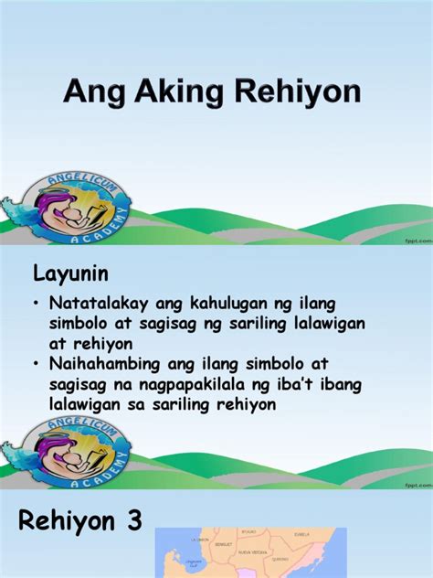 Lesson 2 Ang Mga Simbolo Ng Mga Lalawigan Sa Aking Rehiyon Pdf