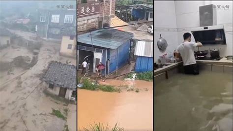 广西暴雨成灾 民房被淹小女孩在水中挣扎 中共官员直言灾情保密 Articles 希望之聲 Gan Jing World