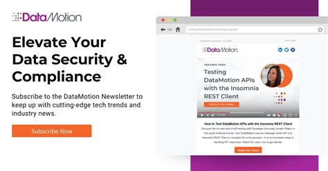 Datamotion Inc On Linkedin Blog Signup Monthly Email Newsletter Datamotion