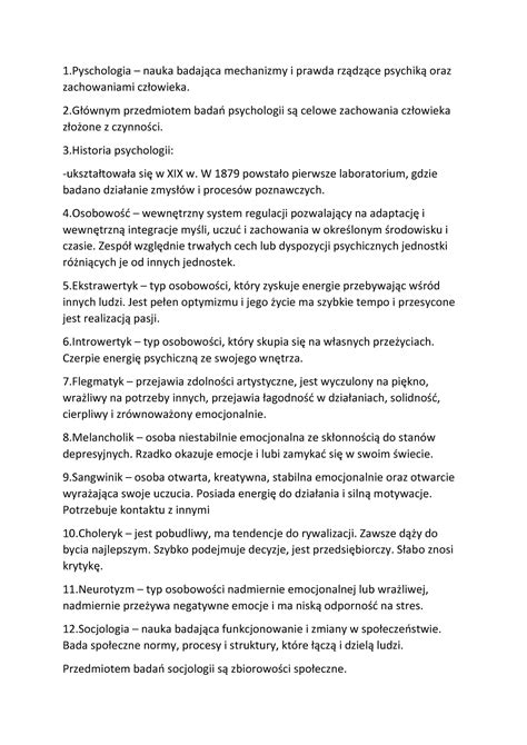 Psychoooooooool Podstawy organizacji i zarządzania Edit 1 nauka