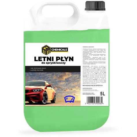 PŁYN DO SPRYSKIWACZY LETNI 5L CHEMSKLEP PL Twoje chemiczne zakupy w