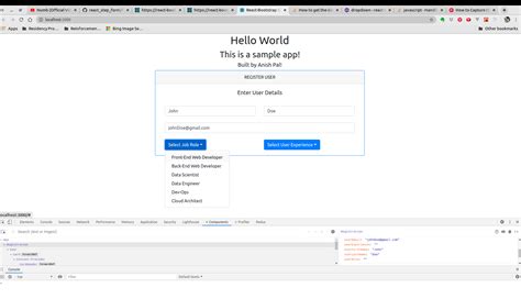 Javascript How To Get The Data From Dropdown Component In React And