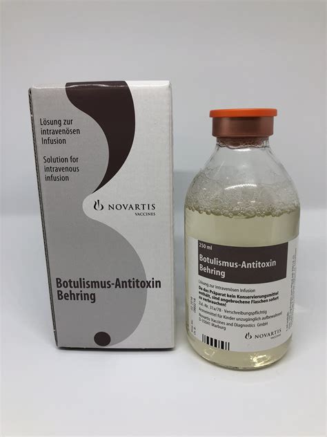Caducada La Antitoxina Botulínica Botulism Antitoxin Behring 100 Mg Ml