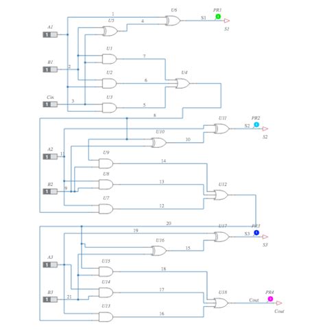 4 Bit Full Adder Multisim Live