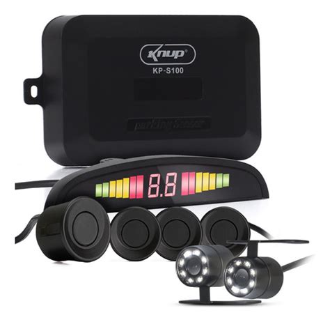 Kit Câmera De Ré Visão Noturna Hd Sensor Estacionamento Autoaba