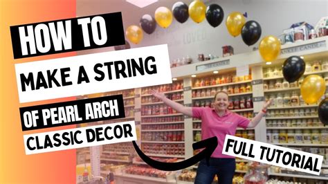 How To Make Balloon Columns With String