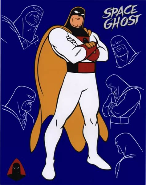 Space Ghost Classic Pose Model Sheet Pin Up Poster Hb Tv £1769