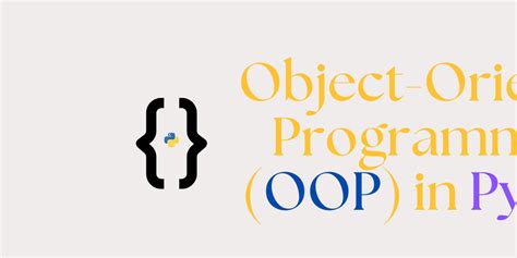 Object Oriented Programming Oop In Python Dev Community