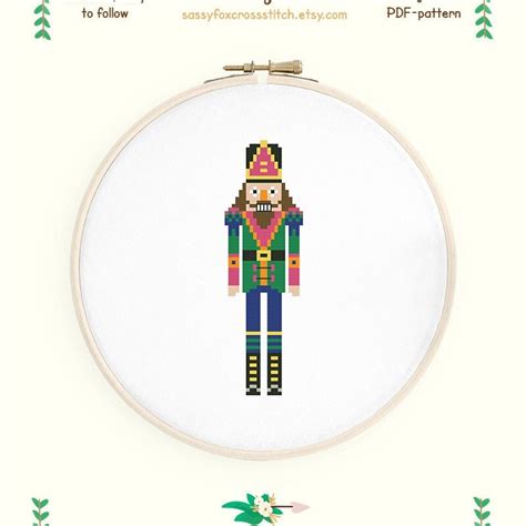 Nutcracker Cross Stitch Etsy