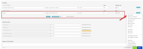 Process Lump Sum Payments Bonuses Or Leave In Advance