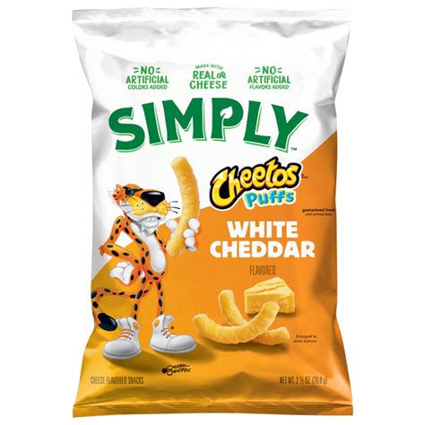 Save On Cheetos Simply Puffs Cheese Snacks White Cheddar Order Online