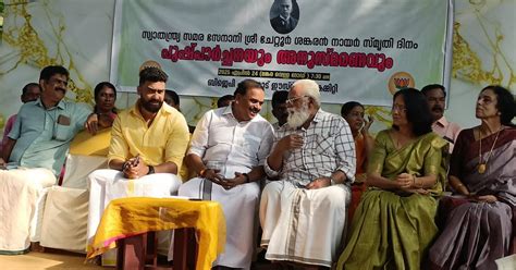 Amid Spotlight On Chettur Sankaran Nair Bjp And Congress Battle For