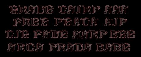 Old Style Bitmap Typeface Behance Behance