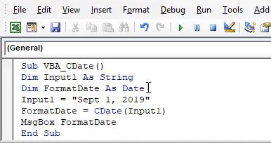 Vba Cdate How To Use Cdate Function In Excel Using Vba Code