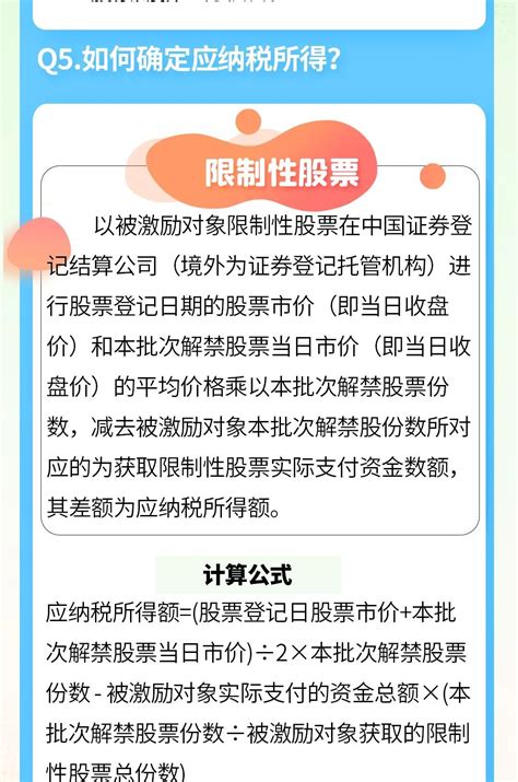 图说丨上市公司股权激励个人所得税快问快答手机新浪网