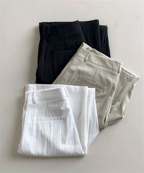 리얼코코 단독 여름신상🌴2단기장누적5만장made 모티브 핀턱 슬랙스 6 Color 바지출근룩오피스룩와이드면접바스락하객룩