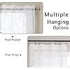 Amazon OWENIE Furman Sheer White Curtains Inches Long For Bedroom Living Room Panels