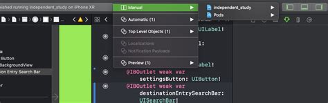 Xcode Assistant Editor Shows Different ViewController Swift File Than The One That Main