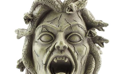 Darware Mini Resin Medusa Head Planter Garden Decor Statue