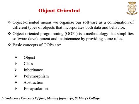 Introductory Concepts Of Java Pptx