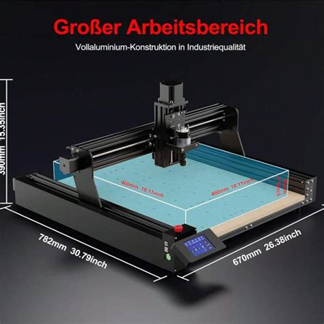 Ouyang Cnc Milling Machine 3 Axis Cnc Engraving Machine Ttc 450 Working Area 450 X 450 X 80mm
