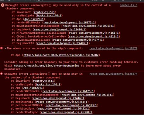 Usenavigate May Be Used Only In The Context Of A Component