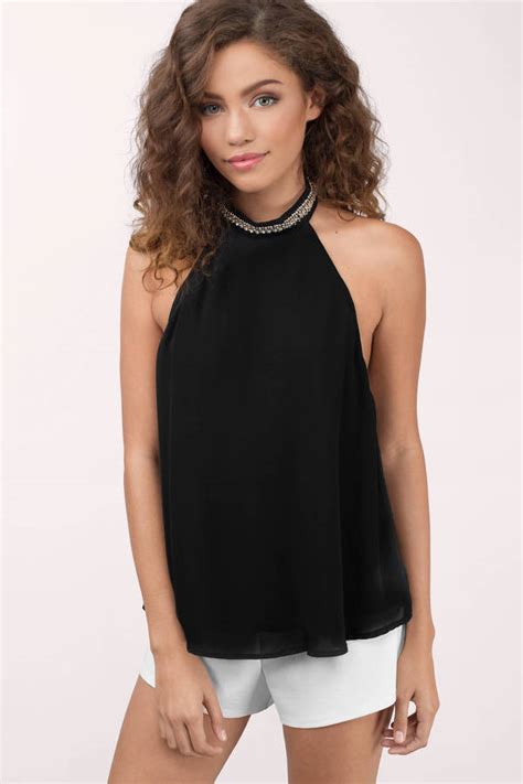 Black Halter Top Wardrobe Mag