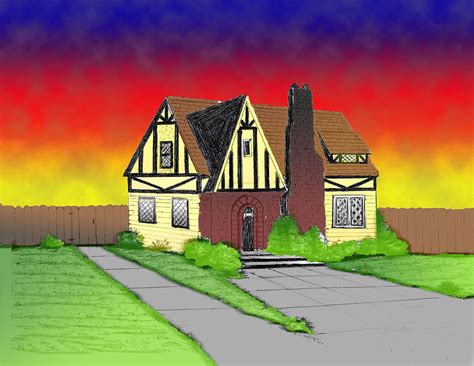 Enlish House Digital Art By Jason Steen Fine Art America