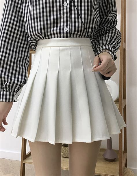 Cute A Line Side Bow Pleated Skirt On Luulla