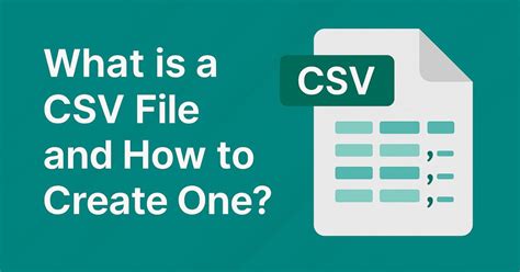 What Is A Csv File And How To Create One Comma Separator Online
