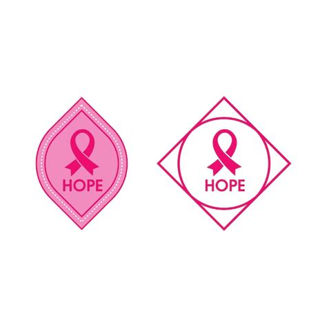 Premium Vector Pink Ribbon Breast Cancer Icon
