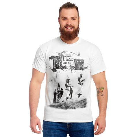 Monty Python The Knights Of The Coconut T Shirt White Elbenwald