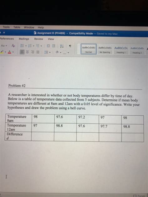 solved tools table window help assignment 6 ph489