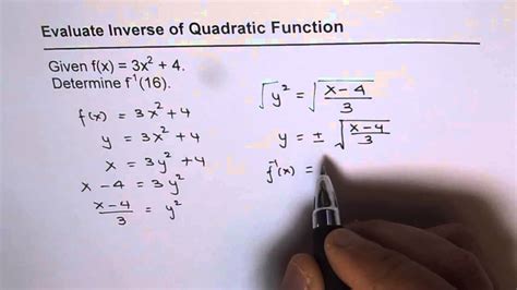 What Is The Inverse Function Of Quadratic At Heather Kushner Blog