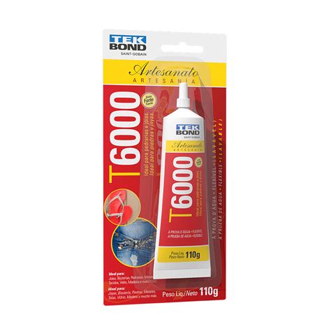 Cola Permanente T6000 Artesanato Tekbond
