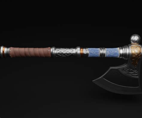 Artstation Valhalla Varins Axe Level 3 Resources