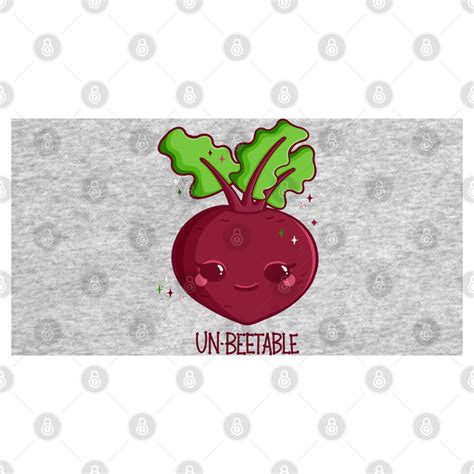 Cute UN BEETABLE Happy Kawaii Beet Cute Veggie Unbeatable T Shirt TeePublic