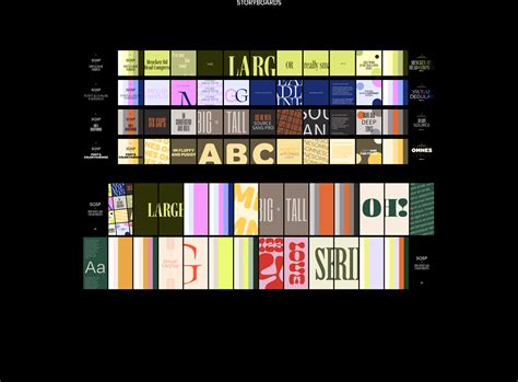 fontsandcolors squarespace social campaign on behance