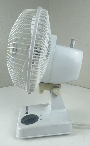 Windmere 7 Vintage Table Fan Oscillating White Df 7 Tested 4631411830