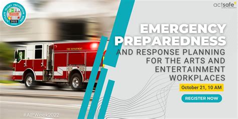 Take Part In A Free Emergency Preparedness Webinar With Actsafe Friday