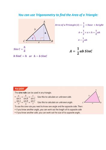 Gcse Higher Unit 13 More Trigonometry Teaching Resources