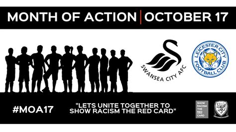 Swans Back Show Racism The Red Card Month Of Action Swansea