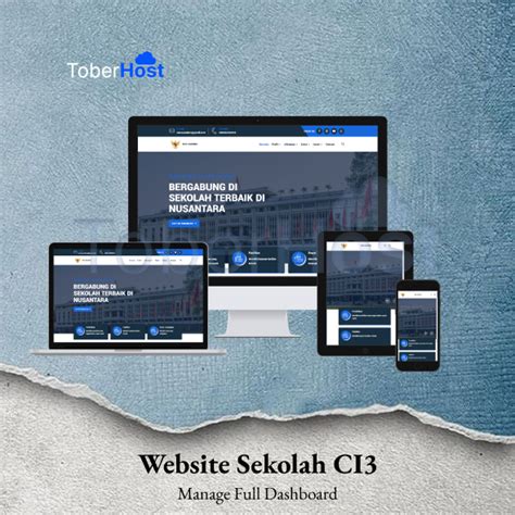 Jual Website Sekolah Berbasis Php Framework Codeigniter3 Ci3 Shopee