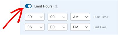 How To Limit Options For The Date Time Field