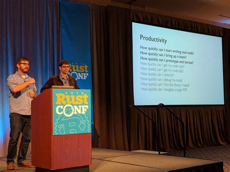 RustConf 2016 Talks