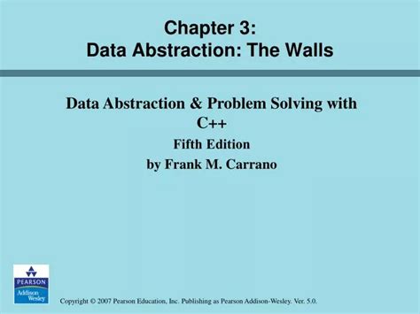 Ppt Chapter 3 Data Abstraction The Walls Powerpoint Presentation Free Download Id3929218